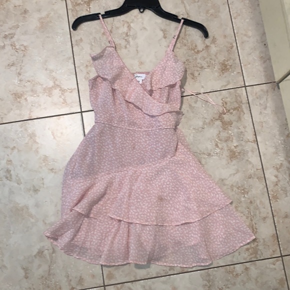 Dresses | Pink Ruffled Dress | Poshmark